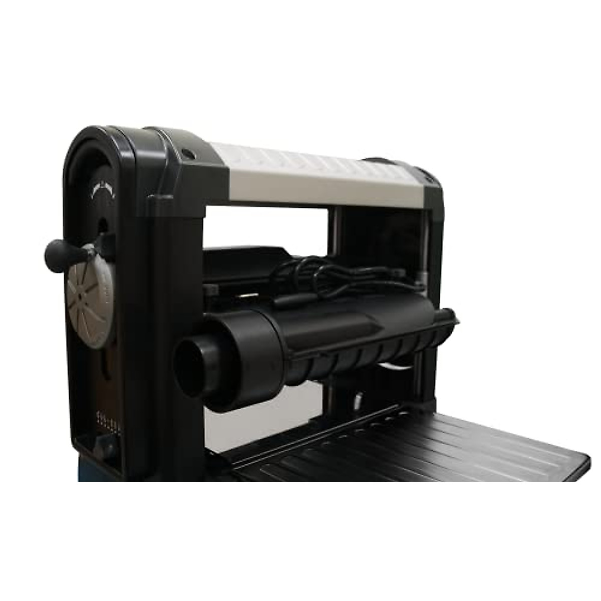 Cutech 40200H 13-Inch Spiral Cutterhead Benchtop Planer with 26 Tungsten Carbide Inserts, Snipe Lock, and Side Crank