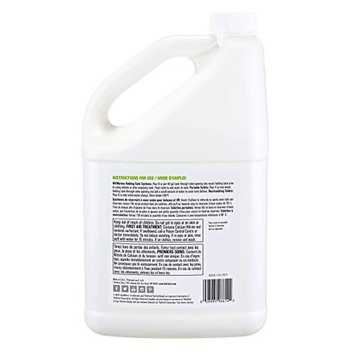 Thetford 96614 AquaBio RV Holding Tank Treatment Citrus Twist Scent, Formaldehyde Free 1 Gallon Liquid