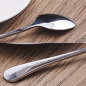 YOLIFE Demitasse Espresso Spoons, Mini Coffee Spoons 4.5 Inch Stainless Steel Small Spoons for Dessert, Set of 6