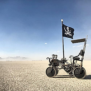 Time Roaming 3x5 Ft Pirate Jack Rackham Polyester Flag with Brass Grommets