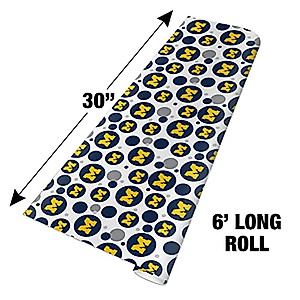 GRAPHICS & MORE University of Michigan Primary Logo Gift Wrap Wrapping Paper Roll