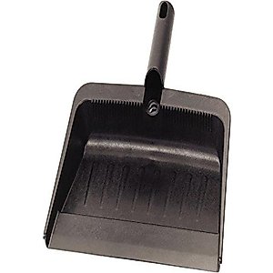 Carlisle FoodService Products 36143703 Flexible Plastic Dustpan, 12" Length, 12" Width, Black