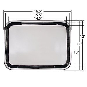 Lindy's 8W20 heavy baking sheet, 12.25" x 16.75", silver