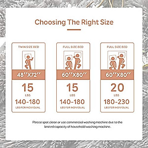 Sivio Weighted Blanket for Adults, 15 Pounds Plush Shaggy Heavy Blanket Reversible, Super Soft Cozy Sherpa Weighted Blanket Full Size for Men Women Deep Sleep and Calm, 48"x72", Grey