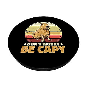 Don't Worry Be Capy Capybara PopSockets Standard PopGrip