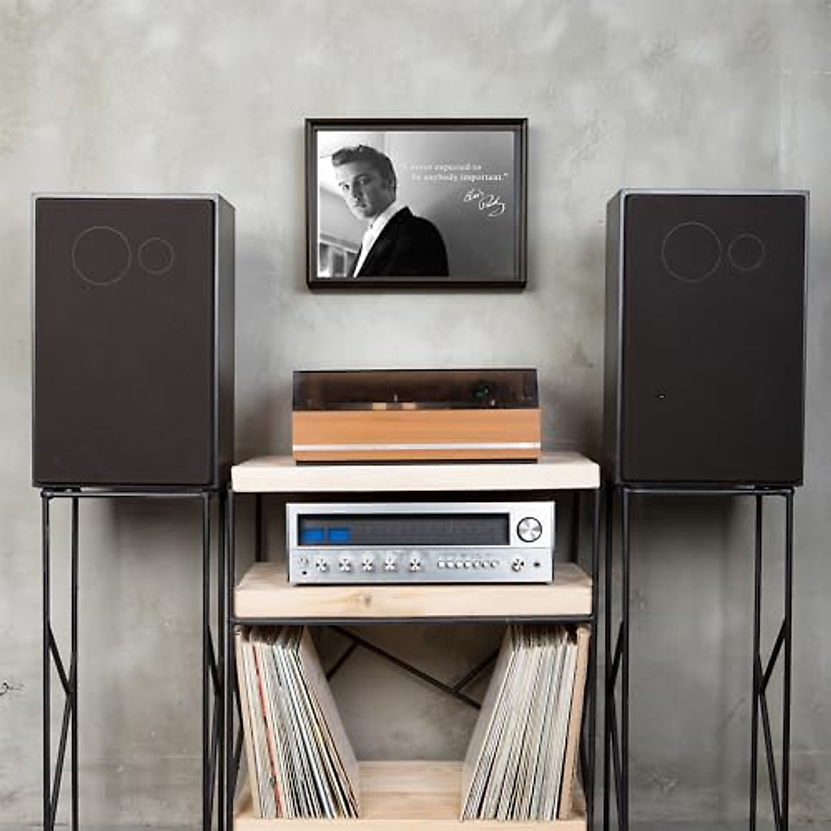 Elvis Quote - I Never Expected To Be Anyone Important - Music Wall Art Print, This Ready to Frame Music Wall Art Poster Print is Good For Music Room, Office, Studio, And Room Decor, Unframed - 10"x8”