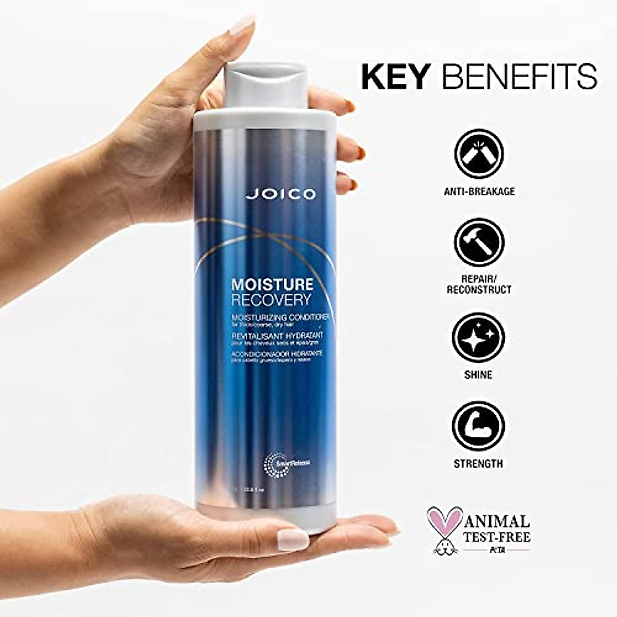 Joico Moisture Recovery Shampoo and Conditioner, 33.8 Fl Oz(Pack of 2)