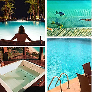 Floating Mini Spa Chemical Dispenser, Chlorine/Bromine Tablet Floater for 1 Inch Tablets, Idea for Spa, Hot Tub &,Fountain, Inflatable & Above-Ground Pools