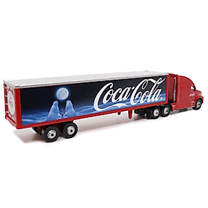 Motor City Classics Bears and Moon Long Hauler (1:87 Scale), White/Blue