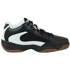 Python Wide (EE) Width Indoor Mid Racquetball (Squash, Indoor Pickleball, Badminton, Volleyball) Shoe (Black; Size 9.0)