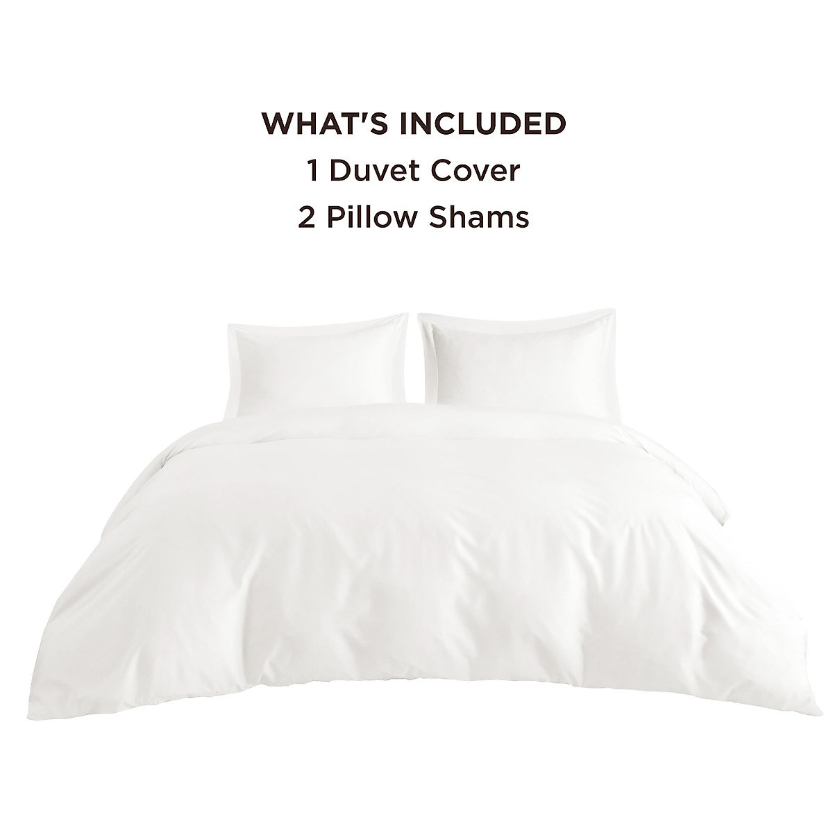 Bedsure King Duvet Cover Ivory White - Moisture Wicking and Silky Eucalyptus Lyocell Cotton Hybrid Comforter Cover Set for Hot Sleeper - Buttery Soft and Breathable Cooling Bedding,Full Size