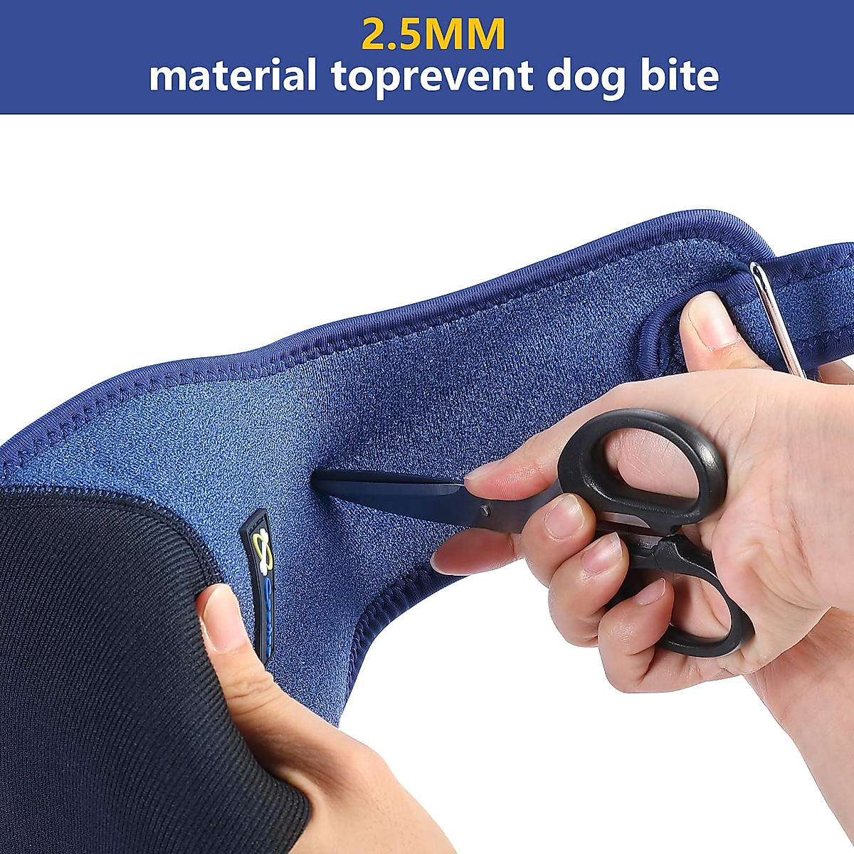 COODEO Dog Recovery Sleeve, Pet Wounds Prevent Licking, Bite, Keep Dry, Abrasion Resistant Dog Recovery Suit, Washable Neoprene 2.5mm Thick and Waterproof, Cone Collar Alternative (S)