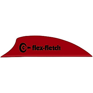 Flex Fletch Silent Knight 200 FLEX2 Real 2", 39 pk. Red