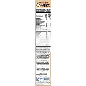 Cinnamon Cheerios, Heart Healthy Cereal, Large Size, 14.3 OZ