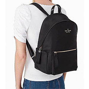 Kate Spade New York Chelsea Large Nylon Fashion Adult Backpack, Black, One Size