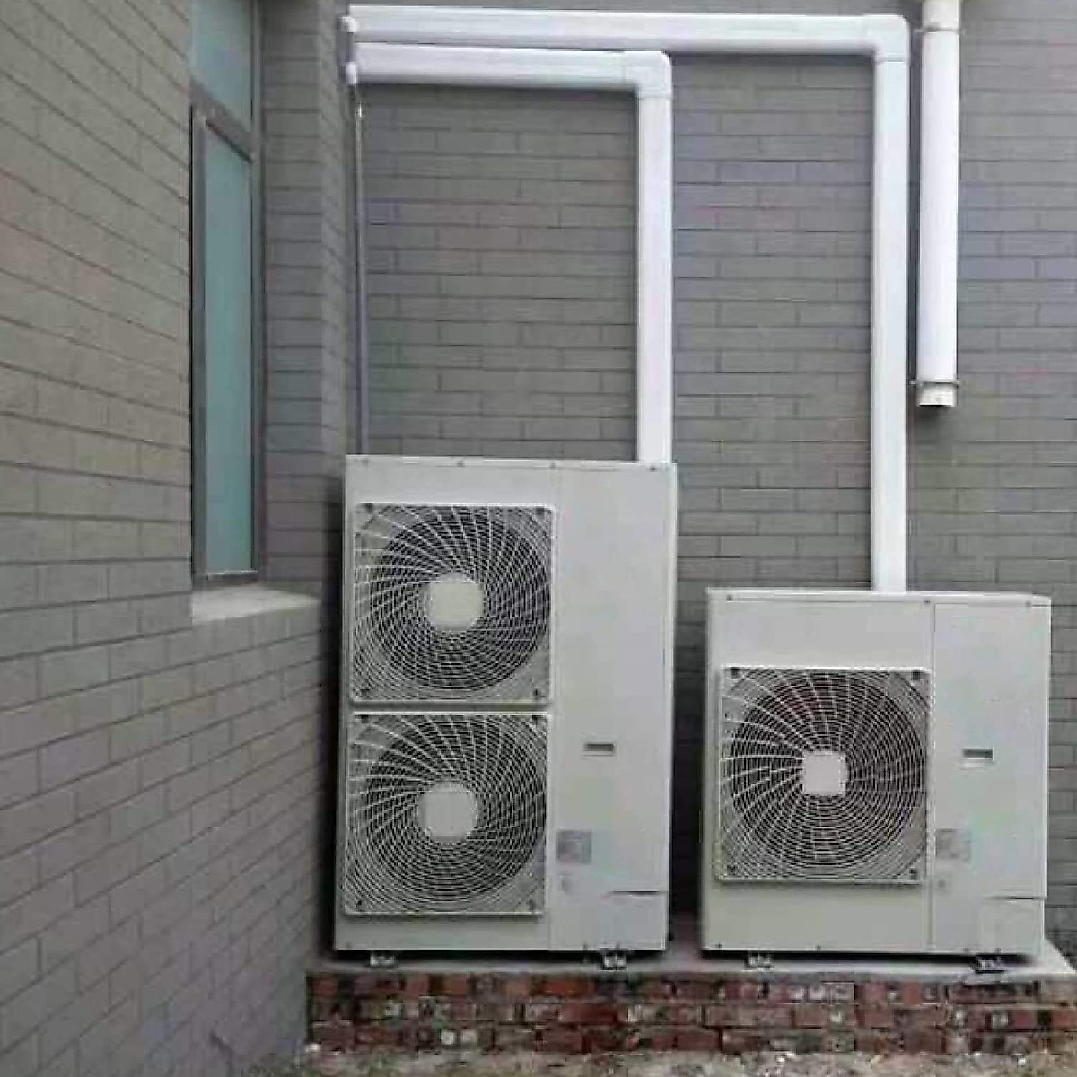 AC Parts 3" W 14Ft Air Conditioner Decorative PVC Line Cover Tubing Kit for Ductless Mini Split Central Air conditioner & Heat Pump Systems