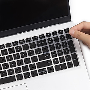 Keyboard Cover for 2024 2023 15.6" Dell Inspiron 15 3510 3511 3515 3525 3530 3535 5510 5515 5518 7510, Inspiron 16 7610, Vostro 15 3510 5510 5515, Latitude 3520, 2022 Inspiron 15(Not Fit Dell G5 G15)