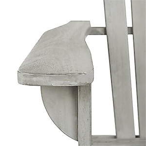 SAFAVIEH PAT7042A Outdoor Collection Brizio Teak Rocking Adirondack Chair