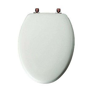 UYSB White Elongated Molded Wood Toilet Seat Toilet seats Bathroom accessories Toilet seat Toilet seat cover Home improvement Toilet seat risers Sitz bath for toilet seat Toilet seats Raised toi