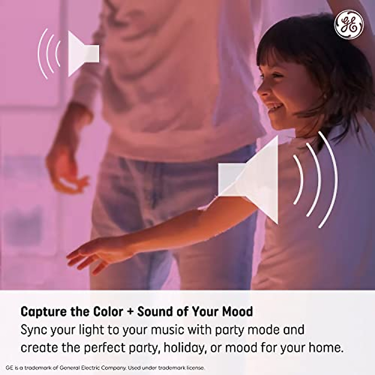 GE Lighting LED+ Speaker Indoor Floodlight Bulb, Soft White, Bluetooth Speaker, No App or Wi-Fi Required, Remote Included, BR30 Indoor Floodlight Bulb (1 Pack)