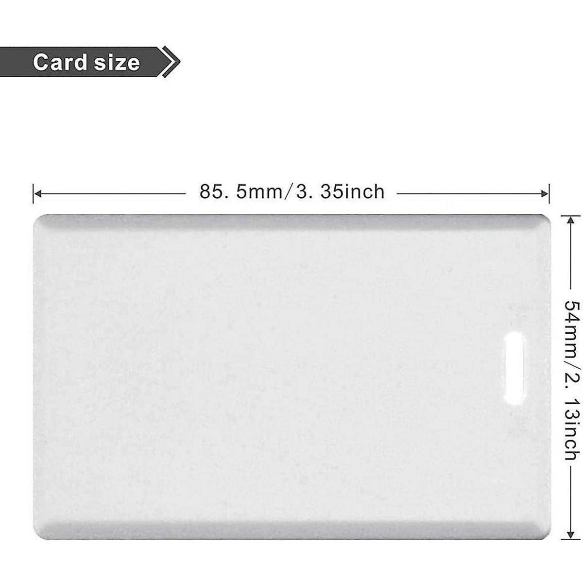 20pcs/lot RFID T5577 Thick Smart Card Writable Rewritable Proximity Clamshell Card for Access Control systems (20)
