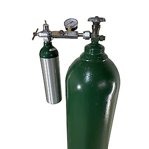 Oxygen Transfill Adaptor CGA540 to CGA870 with Bleed Valve Medical Dental Aviation