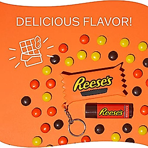 Taste Beauty Reese’s Peanut Butter Cup–Flavored Lip Balm and Keychain Holder, 2-Piece Set