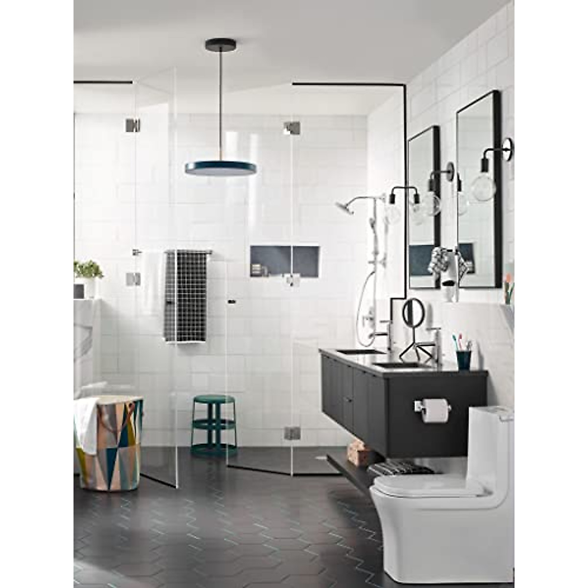 Moen Annex Chrome Shower Slidebar and Shower Hose System Trim, Valve Required, TS3661NH