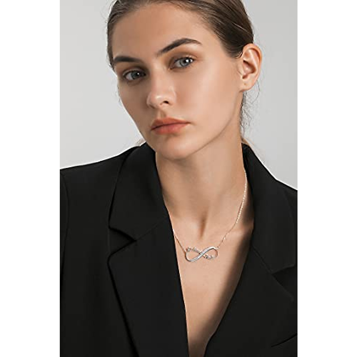 UMAGICBOX Personalized Name Necklace Custom Inscribed Pendant Jewelry 925 Sterling Silver with Any Name