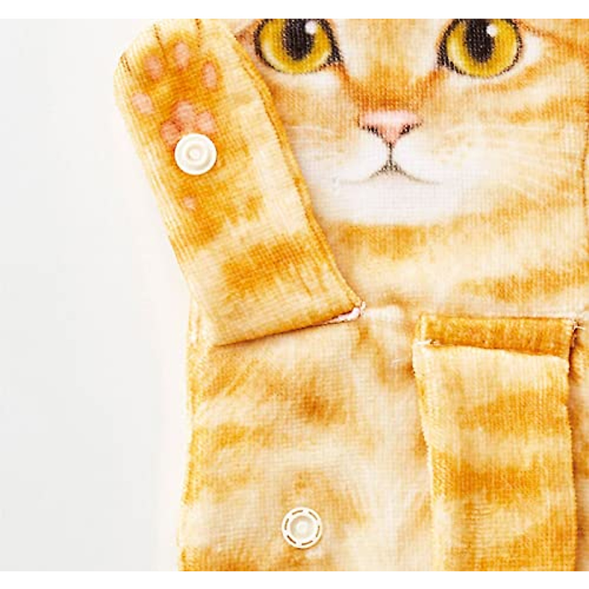 Cat Funny Hand Towels for Bathroom Kitchen Decor Cat Towel,Cute Decorative Hanging Washcloths Face Towels,Super Absorbent Soft, Housewarming Gift,Funny Gifts,Cat Lovers/Cat Mom Gifts for Women（Orange）