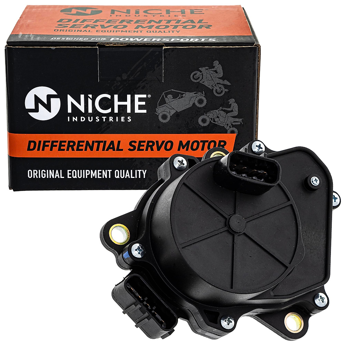 NICHE Differential Lock Servo Actuator Motor For 2002-2009 Yamaha Grizzly Kodiak Rhino 450 660 5KM-4616A-02-00