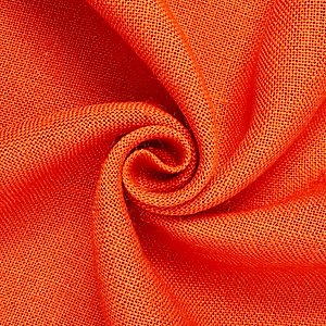 Burlap 100% Natural Hypoallergenic Sustainable Jute 60" Wide by The Yard (Orange)
