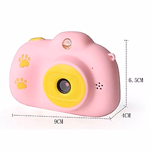 LKYBOA Girls Birthday Gifts Christmas 4 to 6 Years Old Children Digital Camera （Blue ，Pink） (Color : Blue)