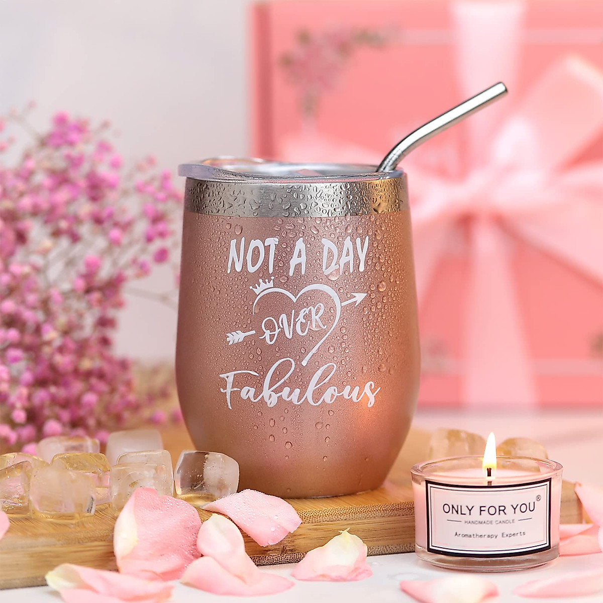 Birthday Gifts for Women, Relaxing Spa Gift Box Basket For Her Mom Sister Best Friend Unique Happy Birthday Bath Set Gift Ideas Mothers Day Gifts From Daughter Son 30th 40th 50th 60th Gift