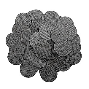 50pcs Rotary Tool Cut Off Wheels 1-1/4'' Fiberglass Reinforced Cutting Wheel Discs with 4Pcs Mandrels Rotary Tool Accessories for Cutting Metal, Wood, Stone