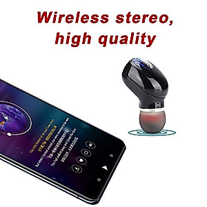 Wireless Ear Buds Wireless Earbuds, Bluetooth Earphone Bluetooth Headset Wireless Headphones, for Sports for Fitness(Black)