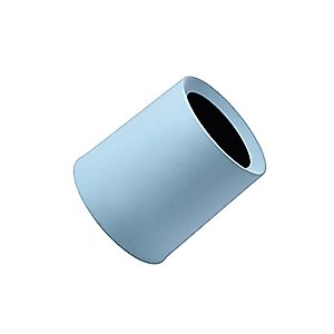 ESASAM Trash Bin， Desktop Plastic Trash Can for Family，Small Size，Beautiful Appearance，with Liner（White,Blue,Pink） (Color : White)