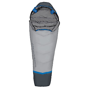 ALPS Mountaineering Aura +20° Mummy Sleeping Bag Regular, Gray/Charcoal - New
