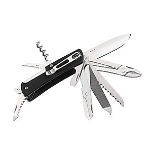 Ruike Multifunctional Knive, Black, G10 (M61-B)