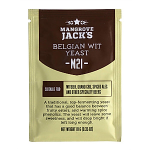 2X Mangrove Jack’s Craft Series Yeast M21 Belgian Wit (10g)
