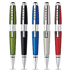 Cross Edge Gel Pen, Retractable, Medium 0.7 Mm, Black Ink, Black Barrel