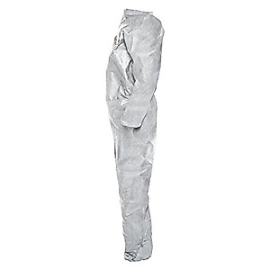 KleenGuard 49004 A20 Breathable Particle-Pro Coveralls, Zip, X-Large, White (Case of 24)