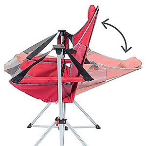 Member's Mark Swing Chair Lounger (Jester Red), 37.8 In x 27.2 In x 44.1 In