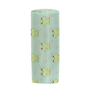 Pencil Case Cute Animal Frog Flower Pencil Bag Zipper Pouch Holder Student Pen Bag Stationery Cosmetic Makeup Bag for School Supplies Teens Work