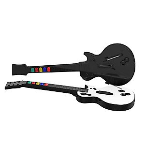NBCP PC Guitar Hero Wireless Legends Rock Dongle Bundle for PS3/Computer Windows, Compatible with Guitar Hero, Rock Band, Clone Hero & Fortnite Festival