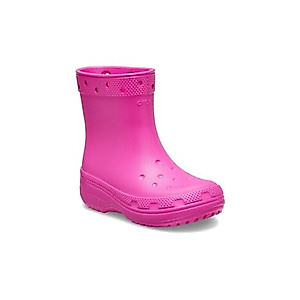 Crocs Classic Rain Boots, Juice, 4 US Unisex Big Kid