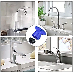 M16.5 Faucet Aerator Wrench and 16.5mm Faucet Flter Restrictor FDXGYH 1pcs Cache Faucet Aerator Key and 4pcs Tap Aerators