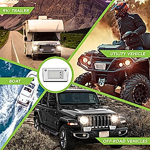 Leisure LED RV Exterior Porch Utility Light - 12v 720 Lumen 5" Lighting Fixture. Replacement Lighting for RVs, Trailers, Campers, 5th Wheels (White)