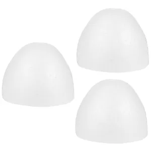 Garneck 3 pcs Cake Model Cake Decorating Round Cake Pans Wedding Decor Cake Dummies Trays Decorative Sports Decor Flower Decorations Athletic Dress Dome Template