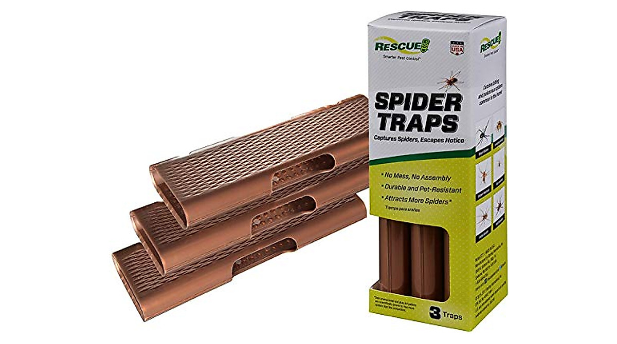 RESCUE! Spider Traps: Catch Black Widow, Recluse & Hobo Spiders
